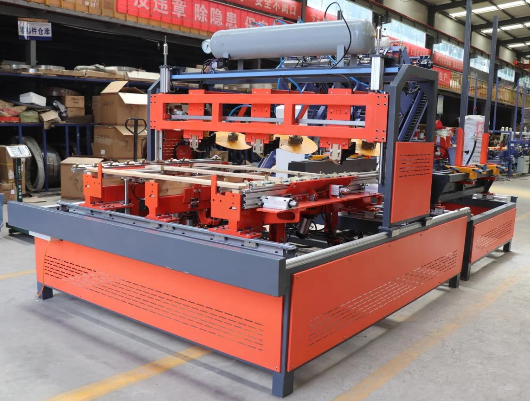 Pallet Nail Machine Wood Pallet Leg Nailing Machine Pallet Assembly ...