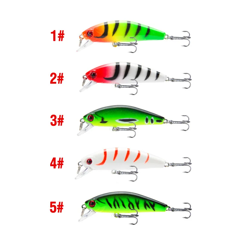 Wholesale 55mm 6.5g Small Sinking Fishing Minnow Lure with Steel Ball ...