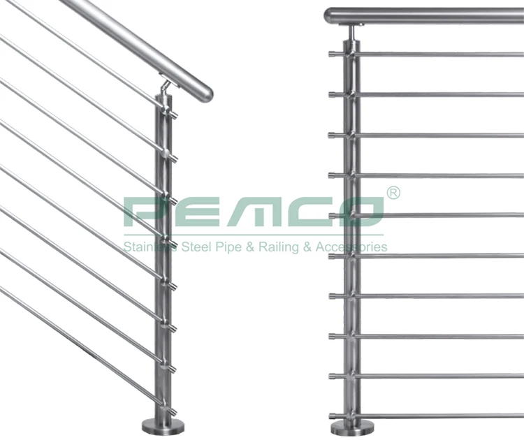 Barandillas de Acero Inoxidable con Tubo Superior Redondo o Rectangular ...