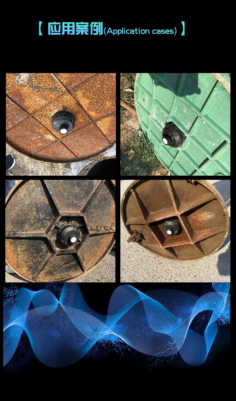 Dc400 Smart Manhole Sensor Manhole Monitoring With Manhole Cover Open ...