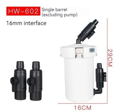 Small Fish Tank Front Filter Barrel Unpowered Hw603602 Aquarium ...