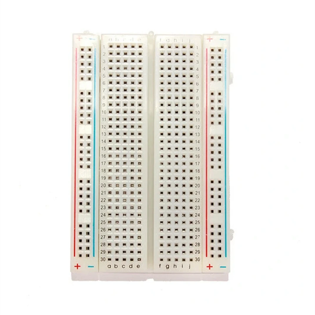400 Hole Breadboard Solderless Hole Board 8.5x5.5cm Combinable Splicing ...