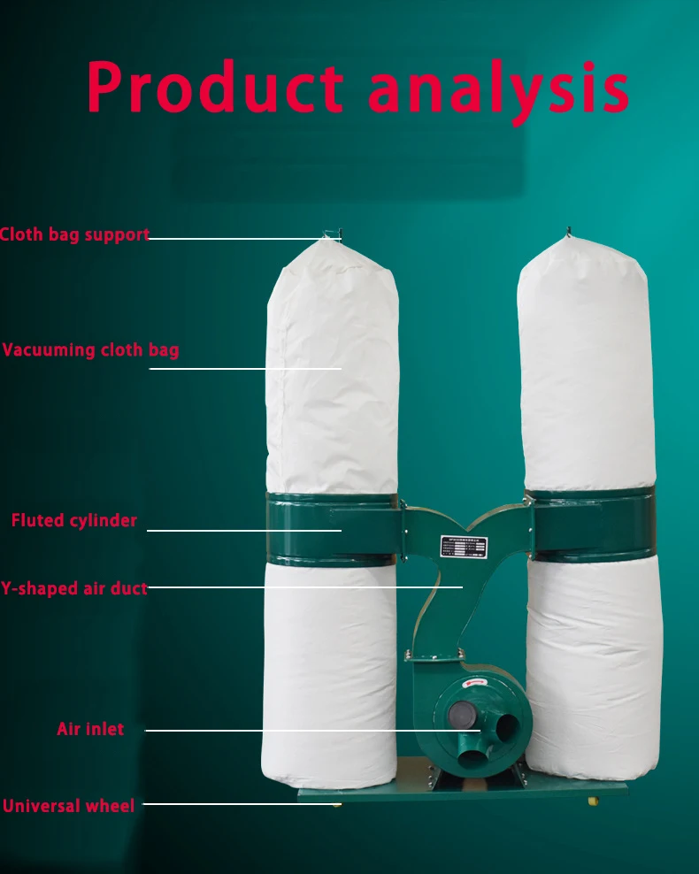 Wood Industrial Cyclone Woodworking Dust Collector - Buy Industry Dust ...