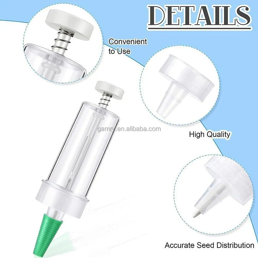 Mini Seeder Manual Seed Sowing Dispenser Tool for Gardening