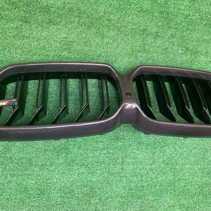 F90 M5 LCI Carbon Fiber Dual Slat Front Bumper Grille Front Grill for ...