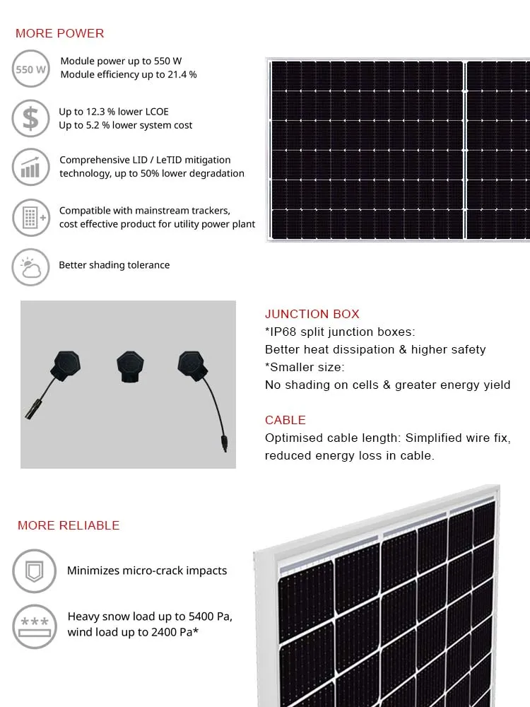 High Power Bifacial Solar Panel 520w 525w 530w 535w 540w 545w 550w Mono ...