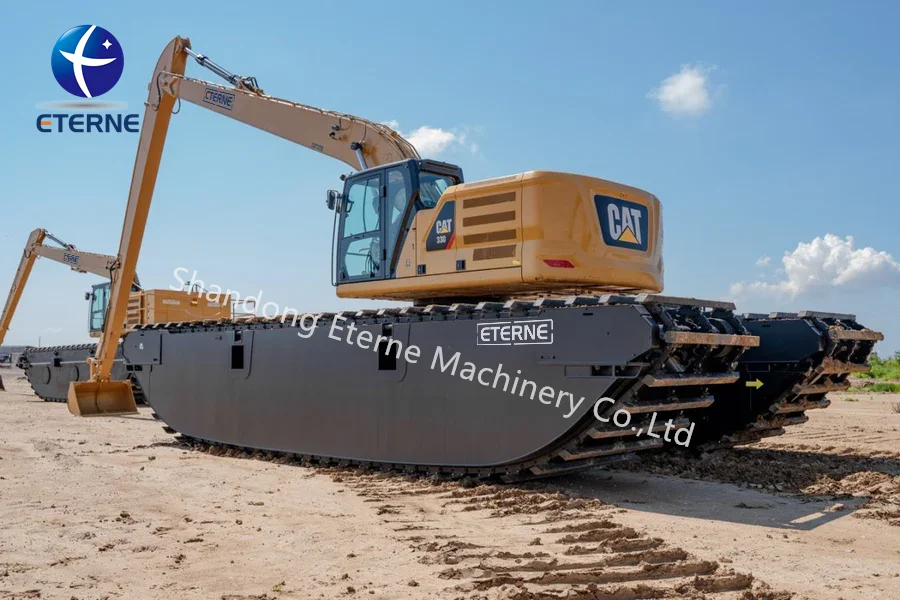 Hydraulic Amphibious Excavator 15 to 25 Ton for Swamp and Shallow Water ...