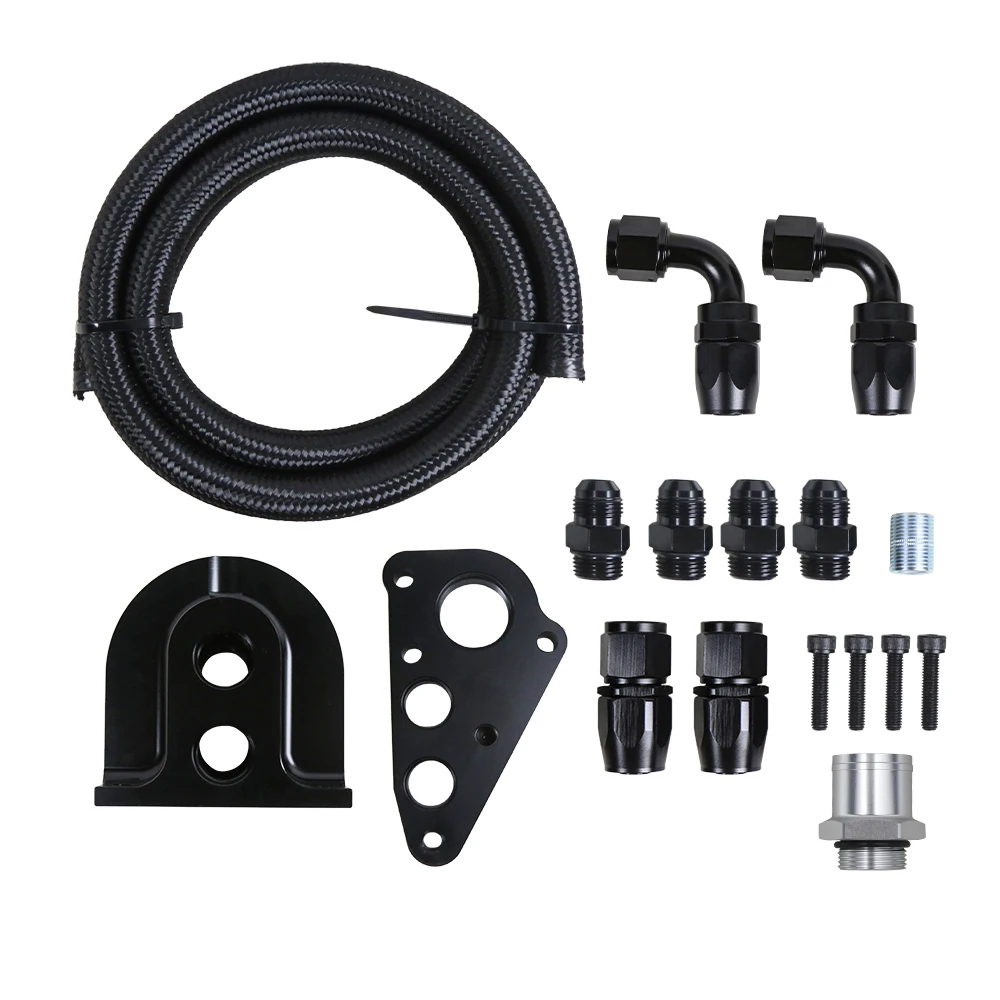 Billet Oil Filter Relocation Kit For 1996+ Ford 4.6 / 5.4 Mustang Gt ...