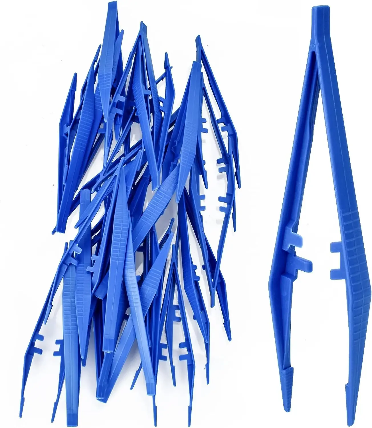 Laboratory Disposable Plastic Tweezers - Sterile Forceps