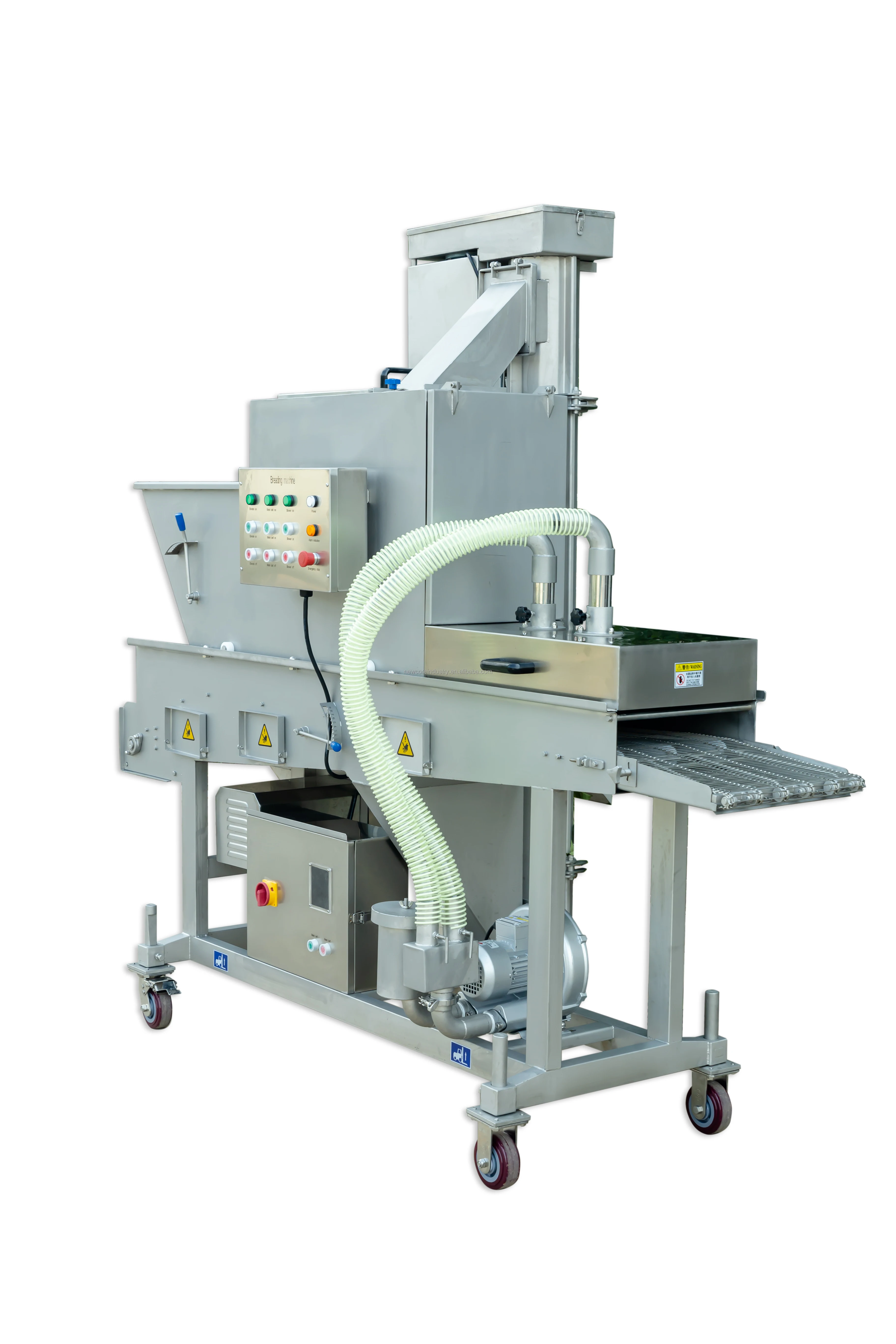 Automatic Meat Chicken Schnitzels Burger Patty Breading Crumbing ...