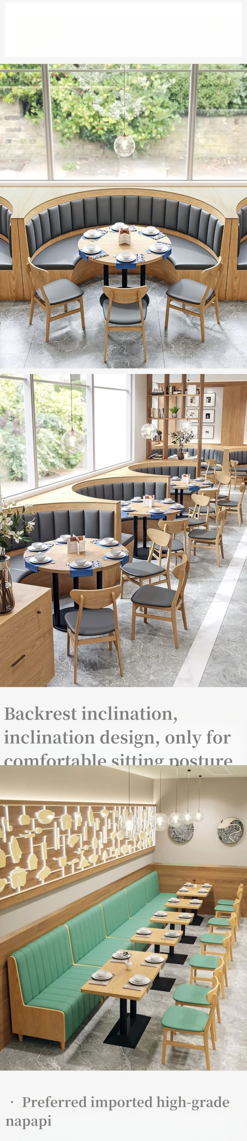 Semi-circular Card Seat Customized Dining Bar Wall Card Seat Sofa Table ...
