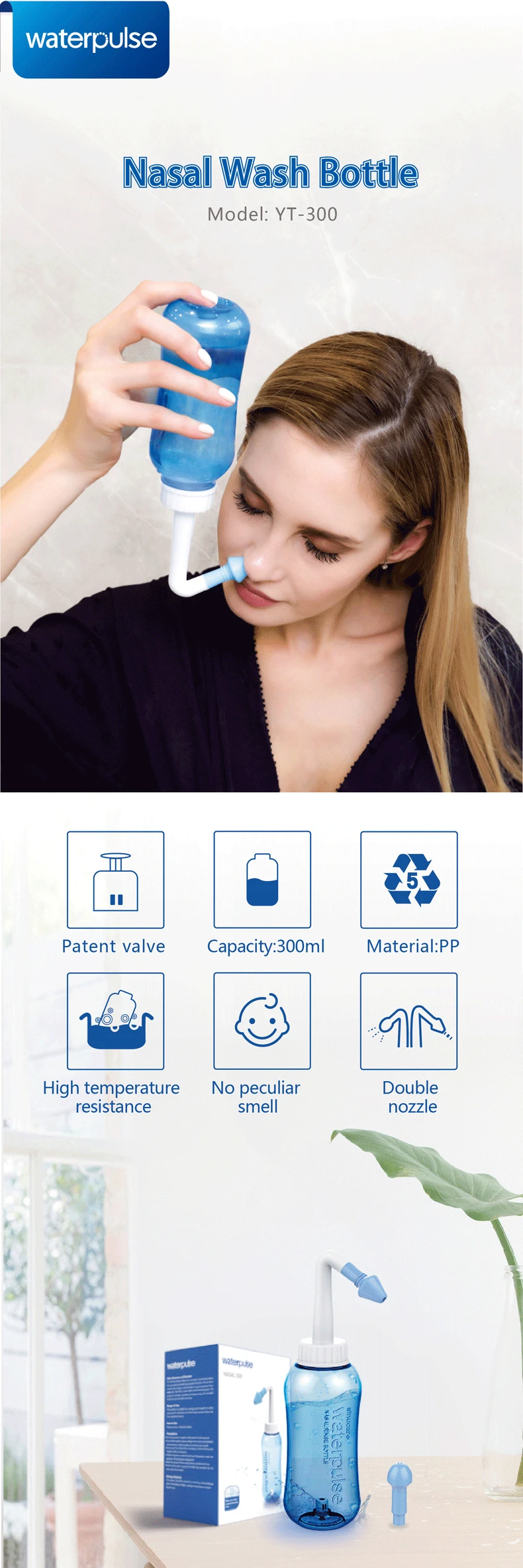 Waterpulse Nasal Rinse - Efficient Nose Cleaning Solutions