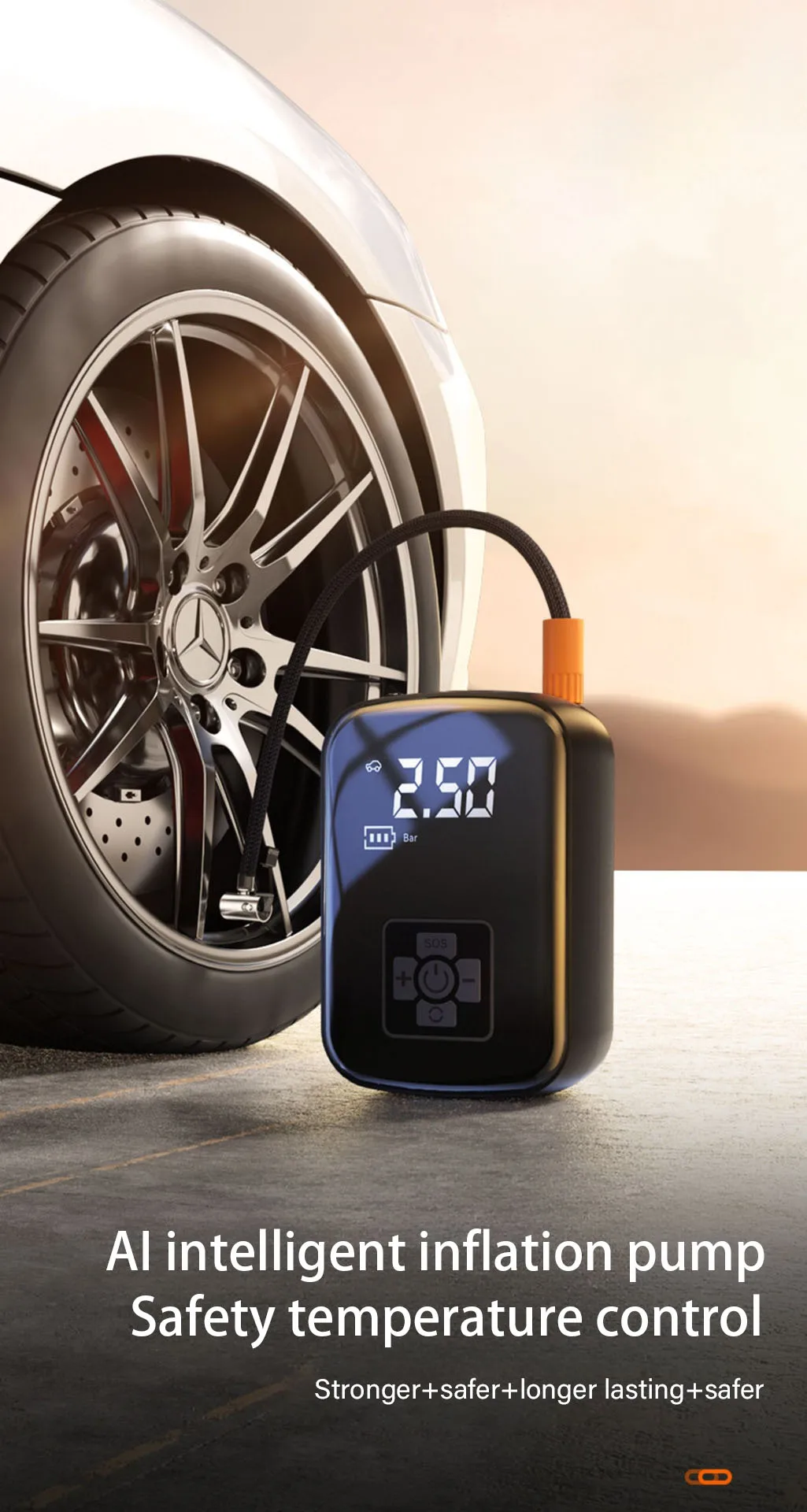 Tyre Air Pressure Pump New Mini Tyre Pump Wireless Tyre Pump - Buy Tyre ...