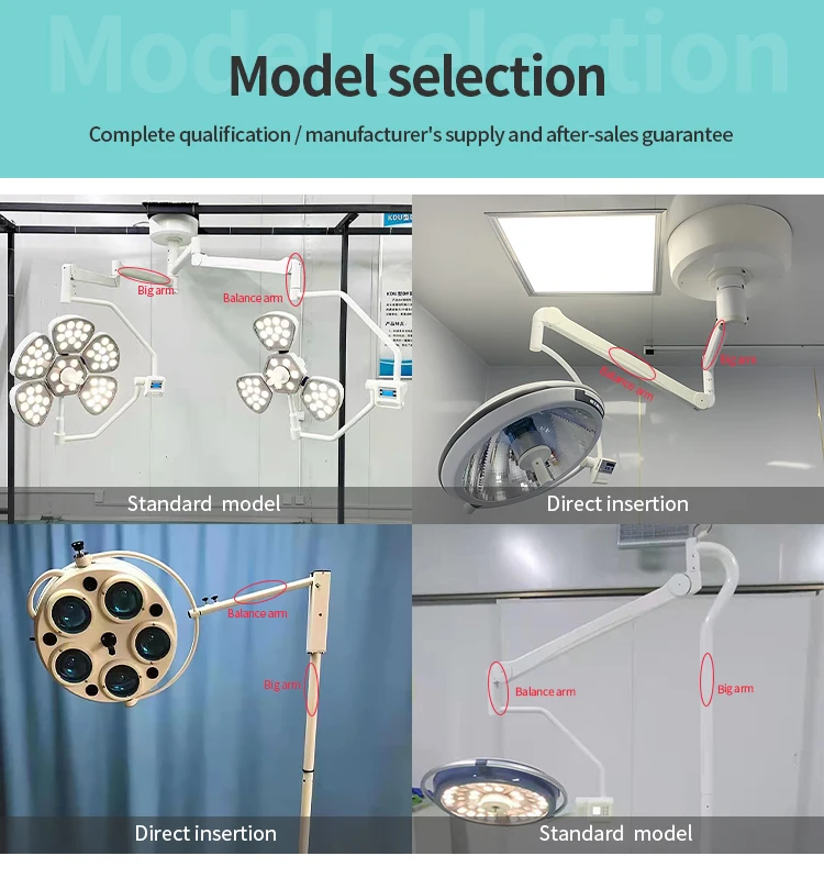 Hospital Medical Led Operation Light Shadowless Lamp Surgical Operating ...