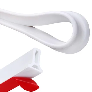 Self Adhesive Waterproof Shower Rubber Threshold Silicone Water Dam ...