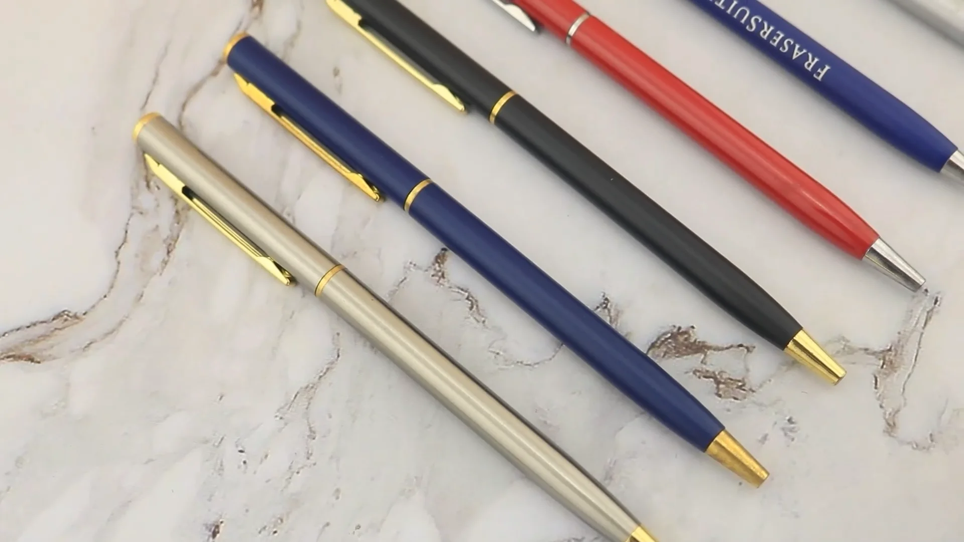 Super September Twist Slim Metal Pen For Hotel Pen With Custom Logo ...