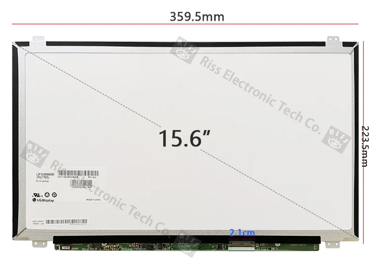 Lp156whb Tlb1 Tla1 Nt156whm-n10 N156bge-l41 B156xw03 15.6 Inch Slim Led ...