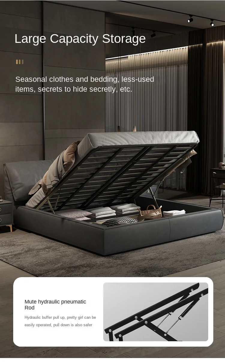 Elephant Ear Bed Modern Minimalist Disposable Technology Fabric Bed ...
