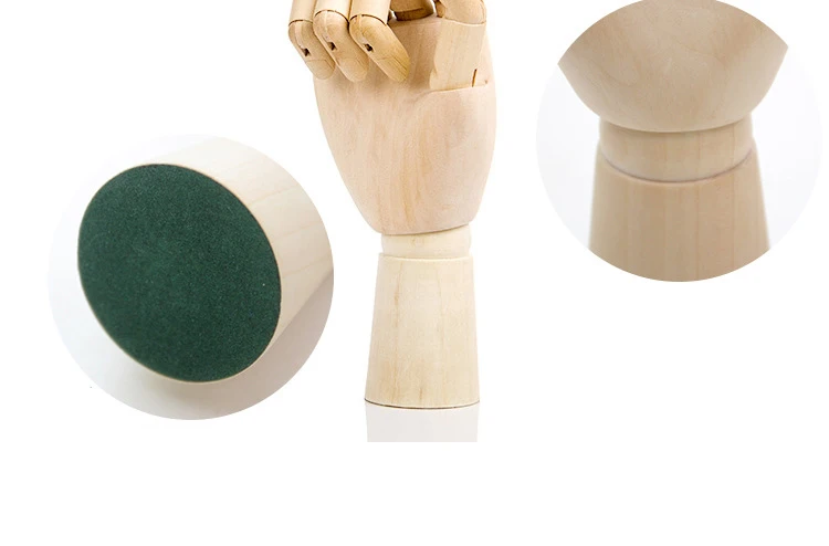 Flexible Finger Puppets Mannequin Hand Model Wooden Manikin Hand ...