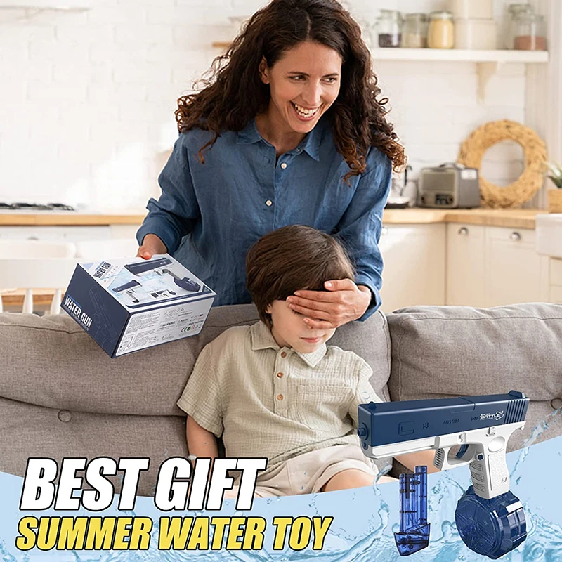 Electric Water Gun Glock Fully Automatic Water Pistol For Kids Outdoor ...