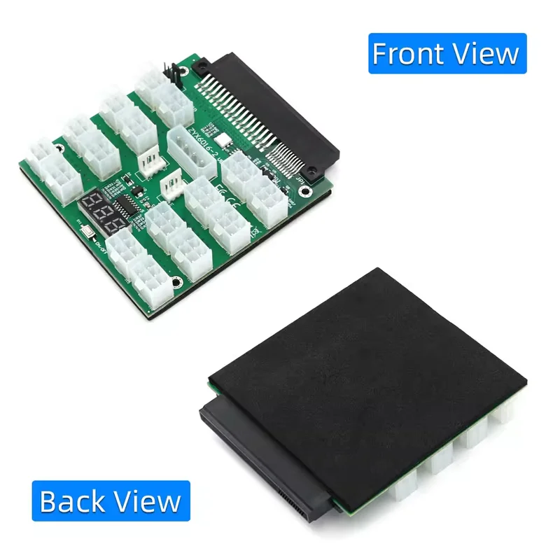 Upgrade Version 12v 6pin Gpu Mining Breakout Board For Dell 750w/1100w ...