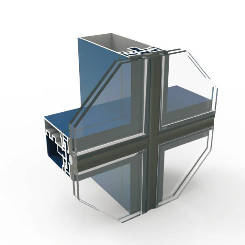 Aluminium Frameless Glass Curtain Wall System by WTW