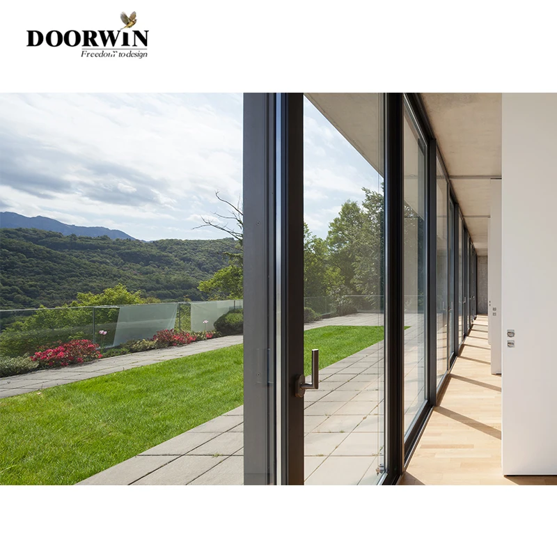 Doorwin Wholesale Price Hurricane Impact Large Tempered Glass Thermal ...