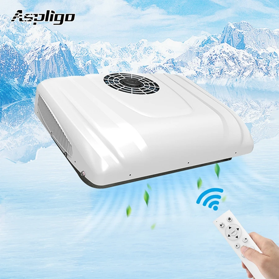 12V 24v Rooftop air Conditioner 220V Truck Parking Air Conditioner Car ...