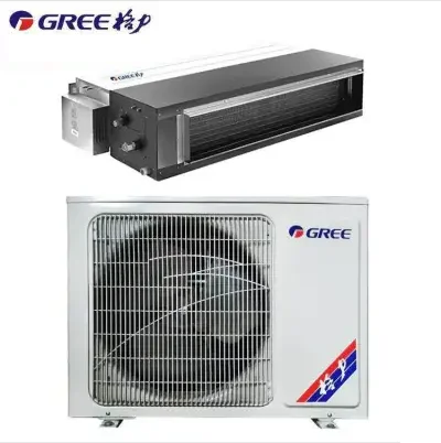 Gree Duct Fan Coil Units Fixed Speed Cooling Heating Air Conditioner ...