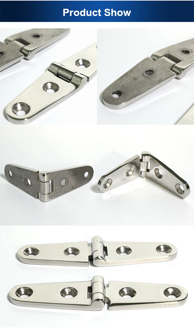 Four Hole Stainless Steel Hinge SS316 Flush Hinge Furniture GB Bearing ...