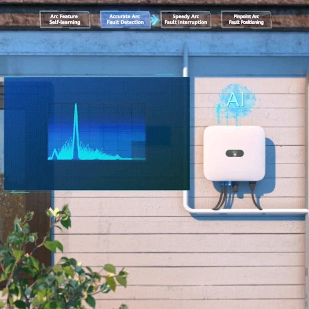 Huawei Built-in Battery On Grid Solar Inverter 3 Phase Solar Panel ...