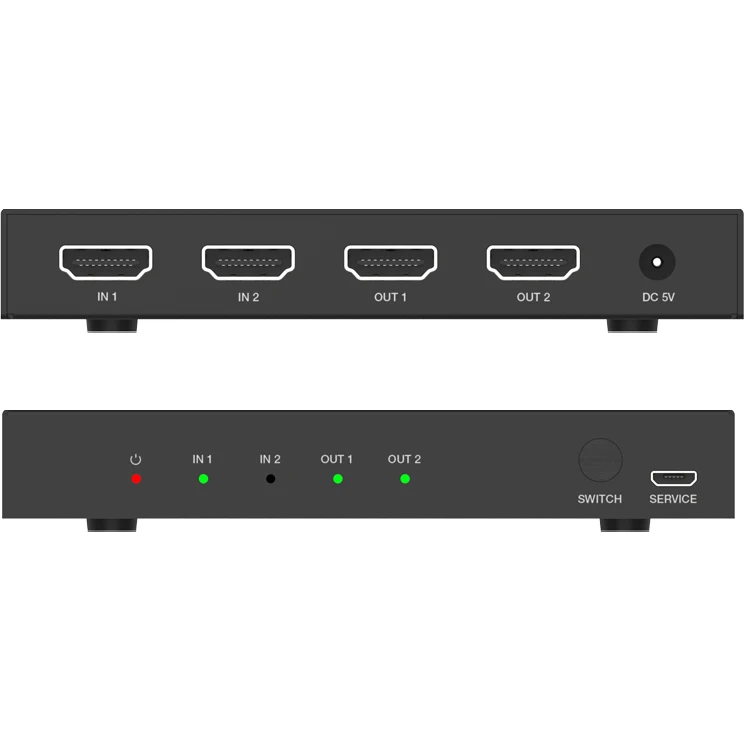 8k Hdmi Splitter Ultra Hd 2.1 High Speed 48gbps Hdmi Switch 2x1 8k@60hz ...