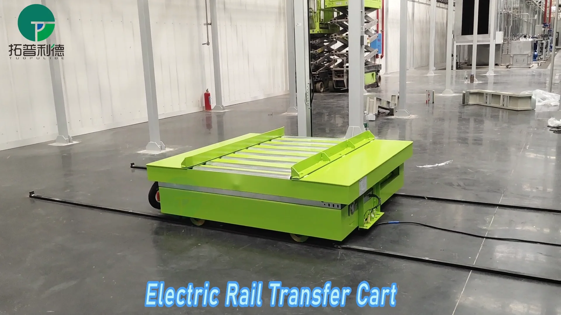 Steel Structure Factory Motorized Slab Transfer Trolley Dragged Cable ...