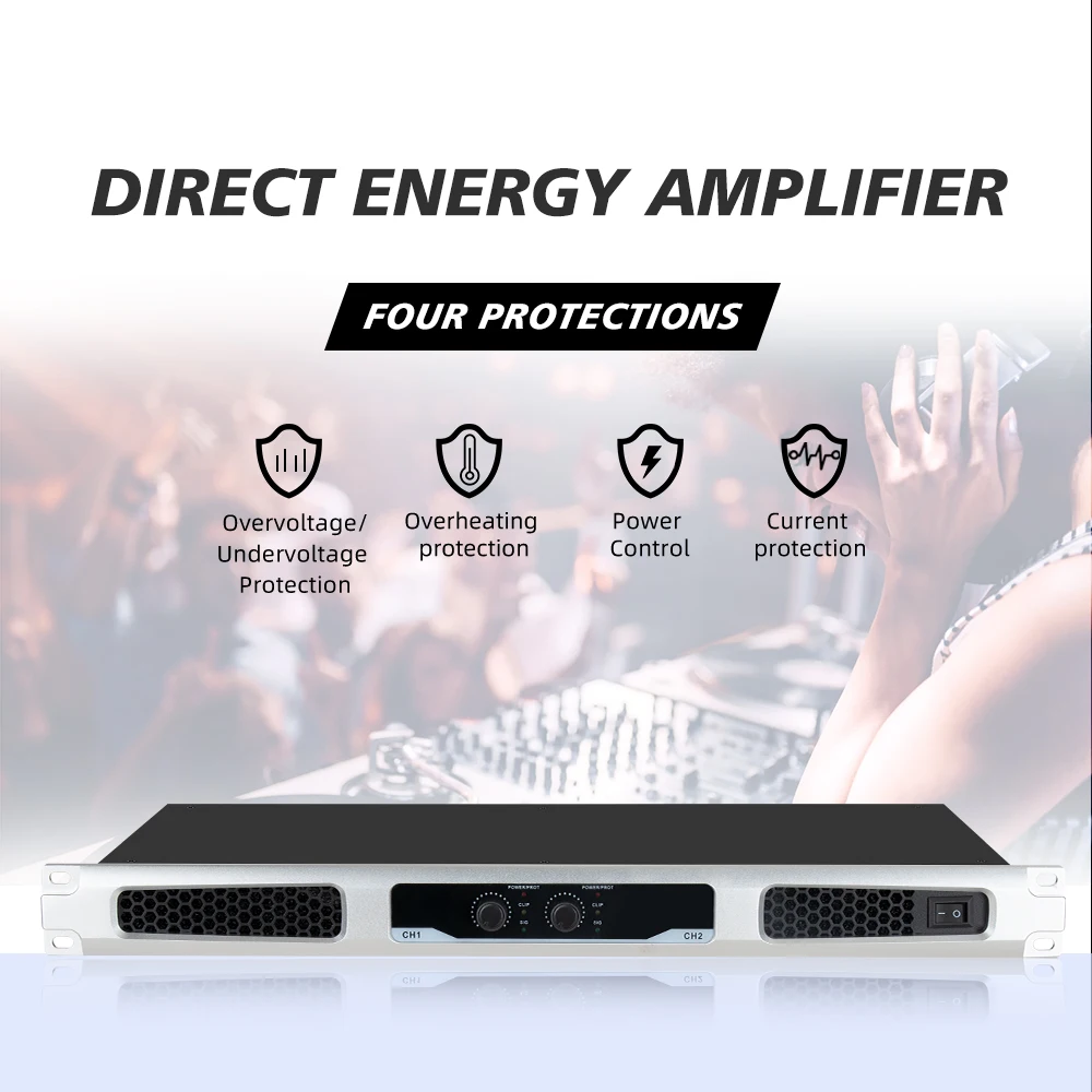 Professional Sound Equipment Amplifier High Power Class D 2/4 Channels ...