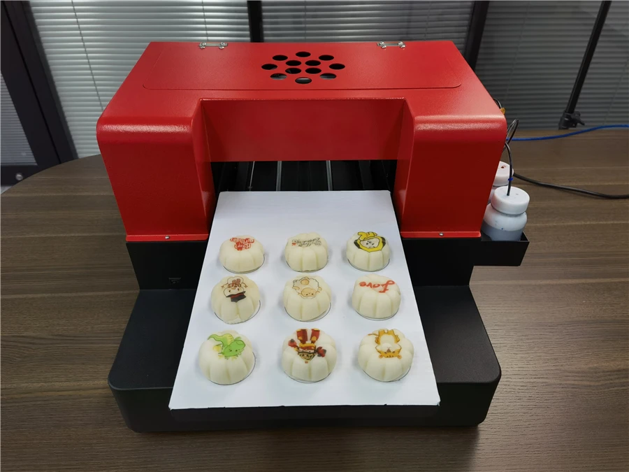 Automatic Colorful Inkjet Printers For Food 3d Food Cake Coffee Printer ...