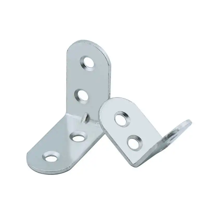 50pcs L Metal Corner Support - 90 Degree Galvanize Connectors