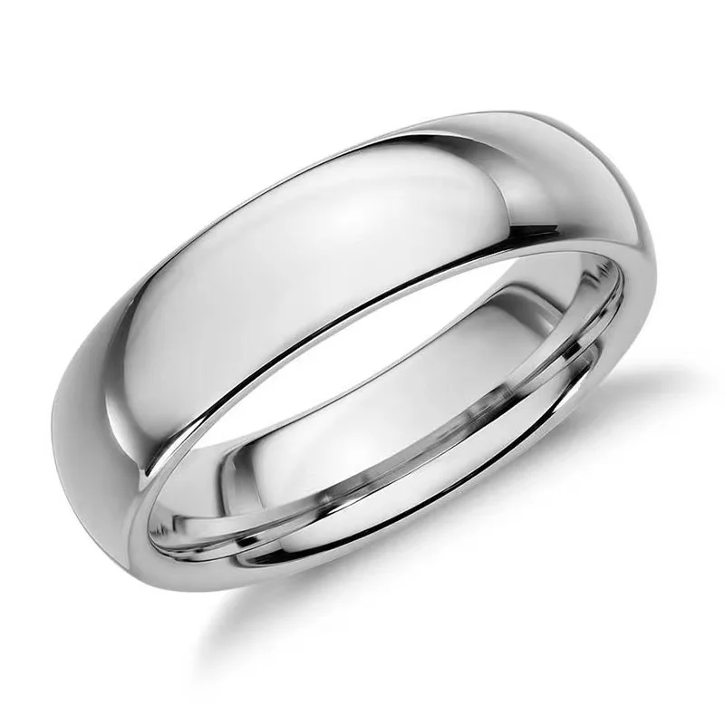 Men's High-Gloss European American Style Wedding Ring Explosive Hip Hop ...