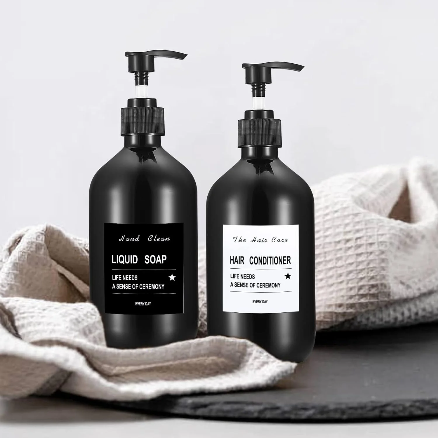 Wholesale Luxury Eco Pcr Shampoo Packaging Empty Lotion Bottles With ...