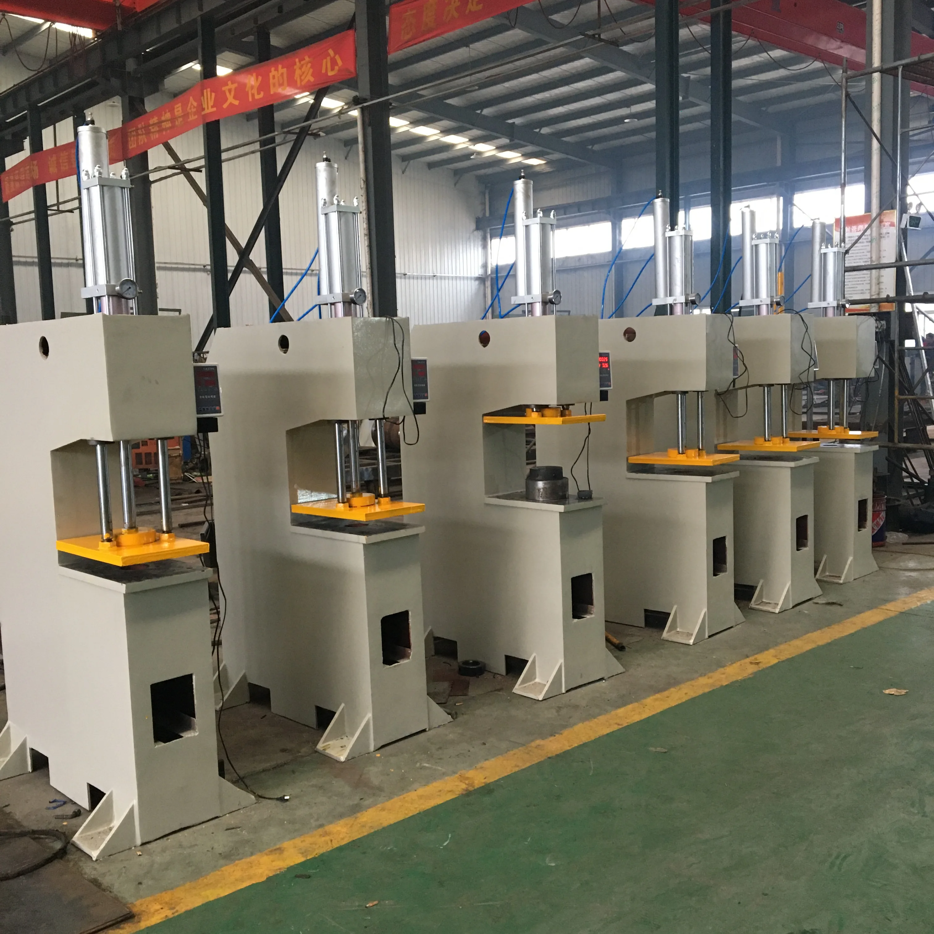 200 Ton Railway Wheel Axle Horizontal Press For Railway Coal Train Ship ...