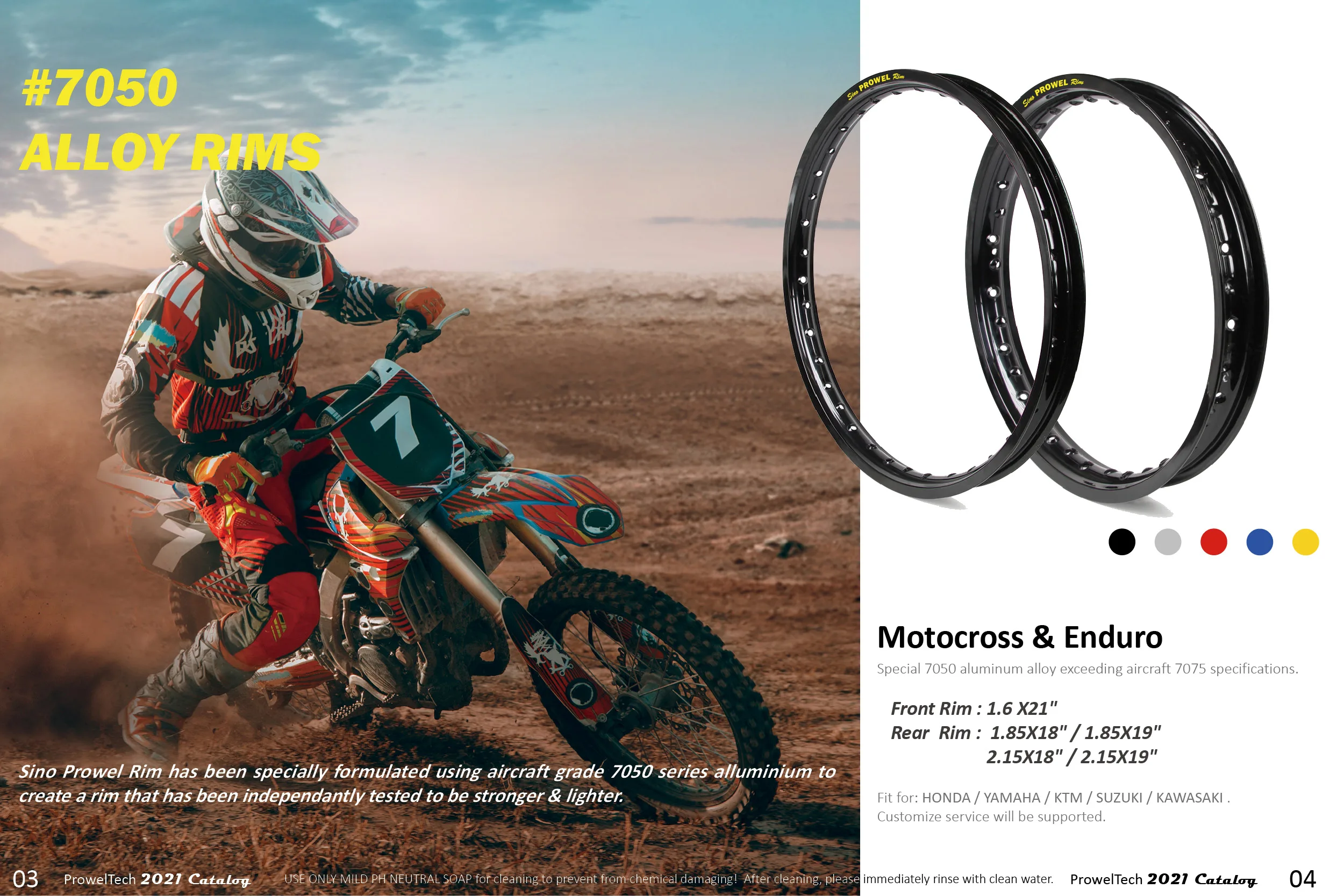 High-quality Motorcycle Alloy Wheel Rims for Racing