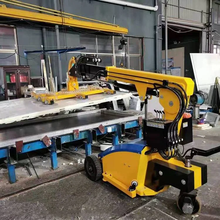 Mobile 600kg Electric Glass Vacuum Lifter Glass Lifting Equipment ...