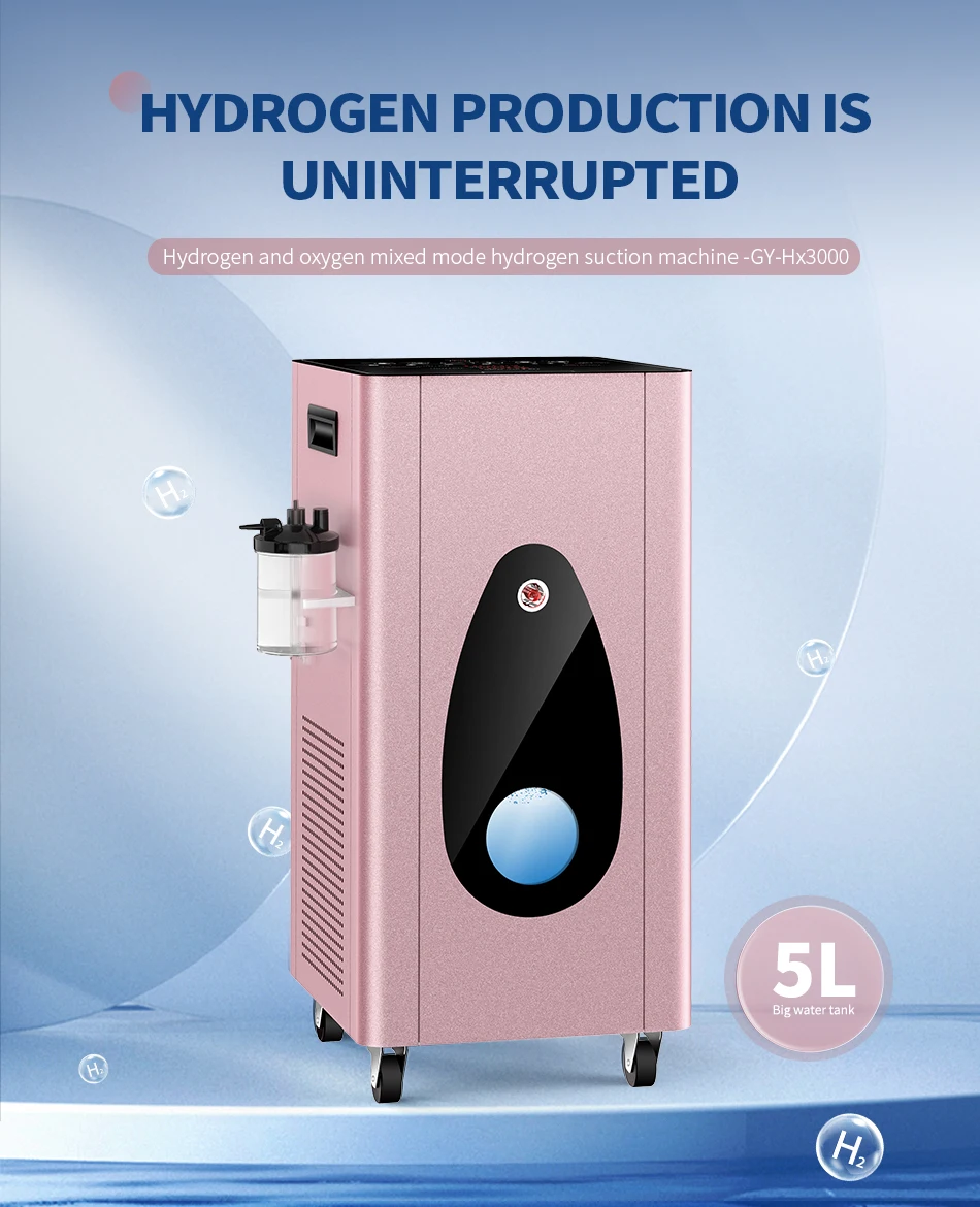 Suyzeko Pem Electrolyzer Molecular Hydrogen Oxygen Generator H2 Inhalation Machine H2 Breathing ...
