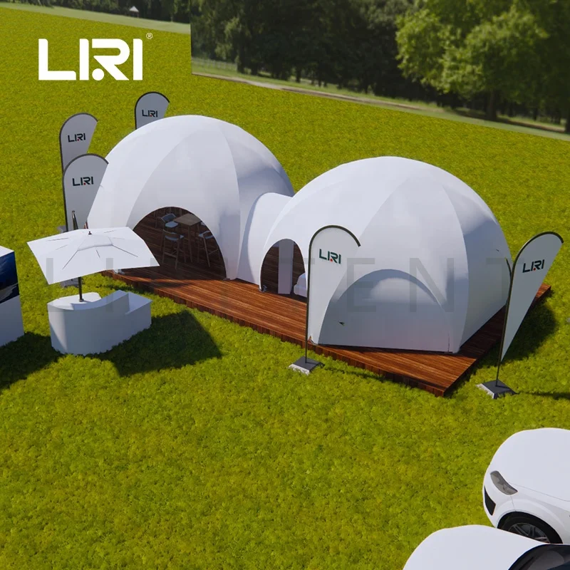 Big Outdoor PVC Hexadome Tent - Perfect for Events & Trade Shows