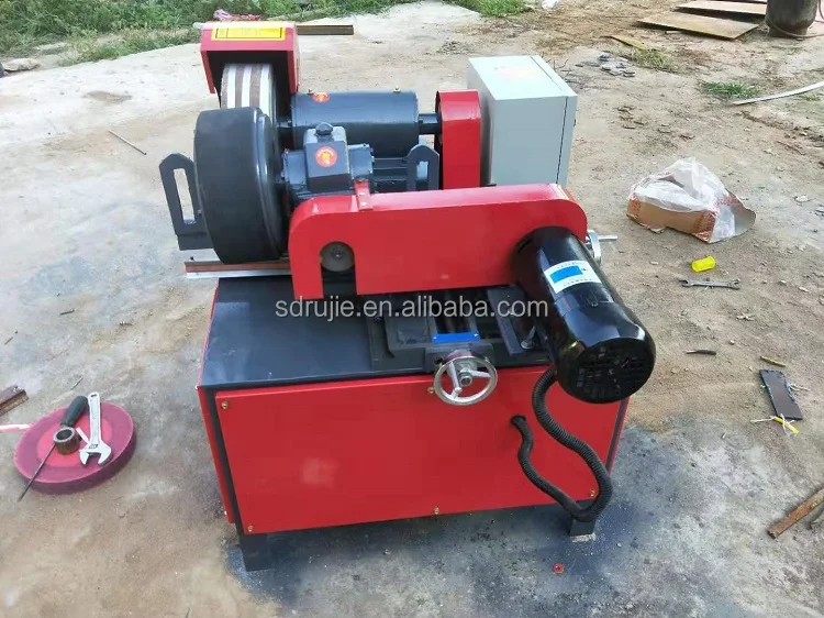 Stainless Steel High Gloss Round Tube Copper Rod Polishing Machine ...