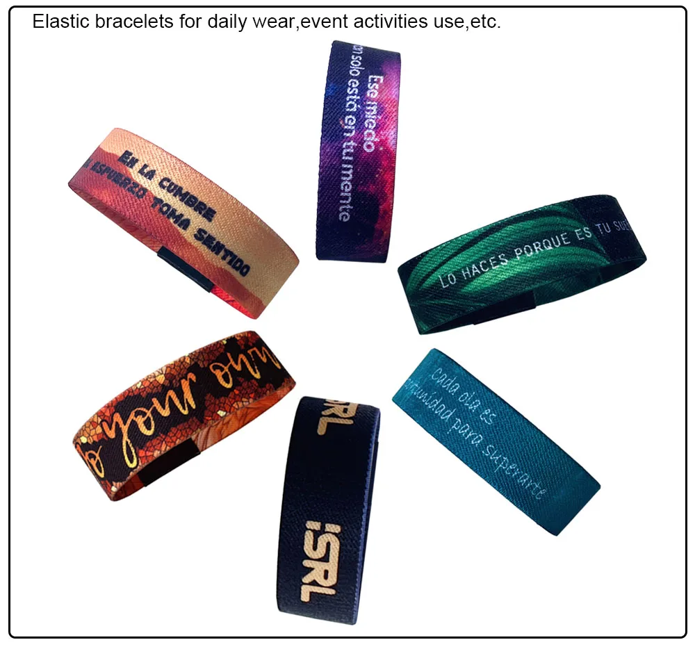 Eco-friendly Customized Stretch Bracelets Wholesale Cheap Cloth ...