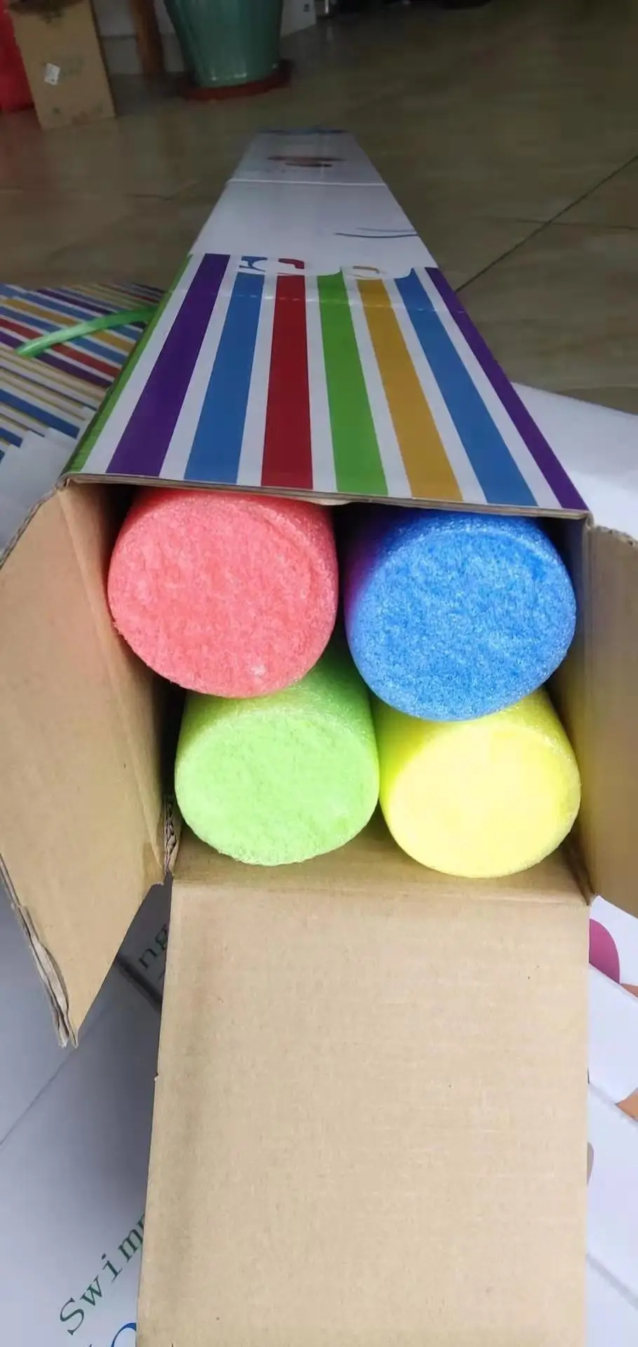 6cm*150cm Swimming Floating Foam Sticks Swim Pool Water Float Aid Foam ...