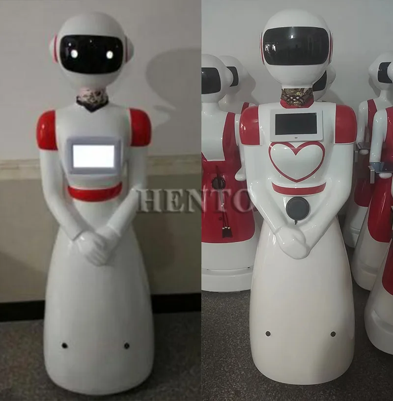 Reception Welcome Humanoid Service Robot - HENTO HT-SWD005