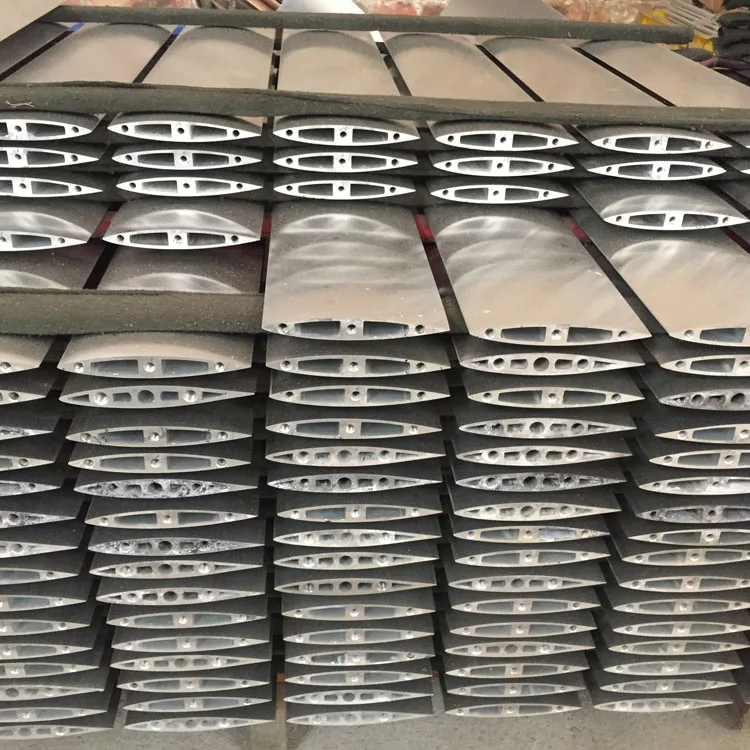 Factory custom oval aluminum louver profiles for Sailing rudder ...