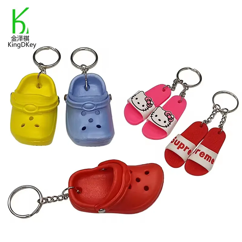 Mini Sneaker 3d Slipper Keyring Car Keychain Couple Bag Pendant Croc ...