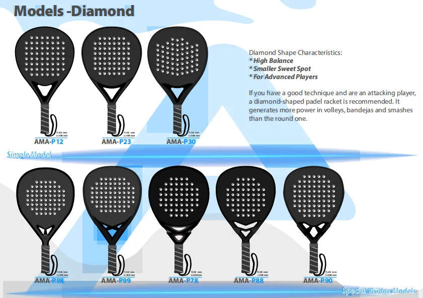 Ama Sport Top Ranked Quality Diamond Shape 3k/12k/18k Carbon Fiber ...